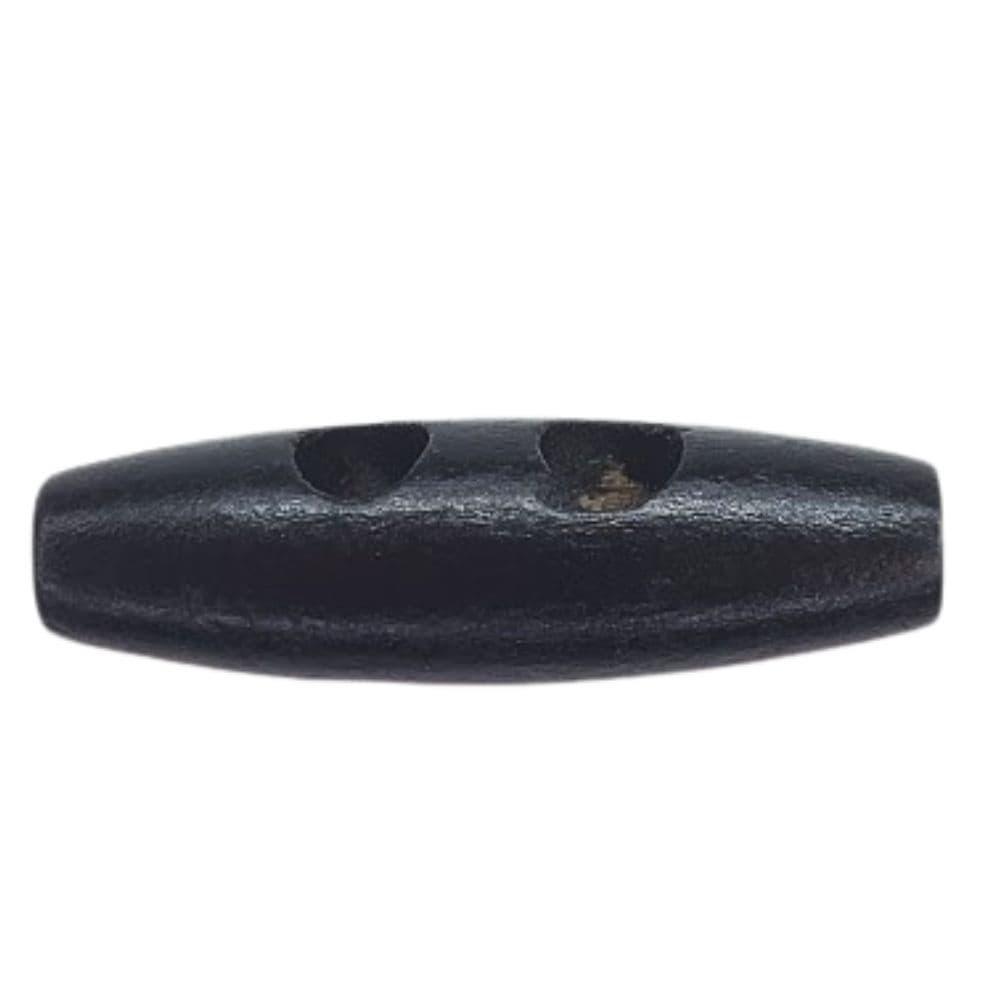 2 Hole Wooden Toggle Button - 40mm