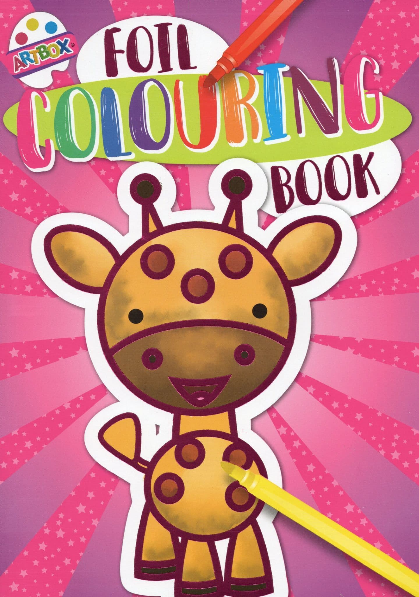 Artbox Foil Colouring Book 2 Types