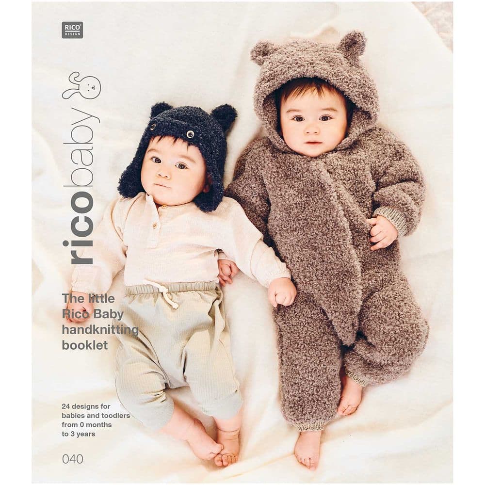 Book Rico Baby Knitting Pattern Book No 040
