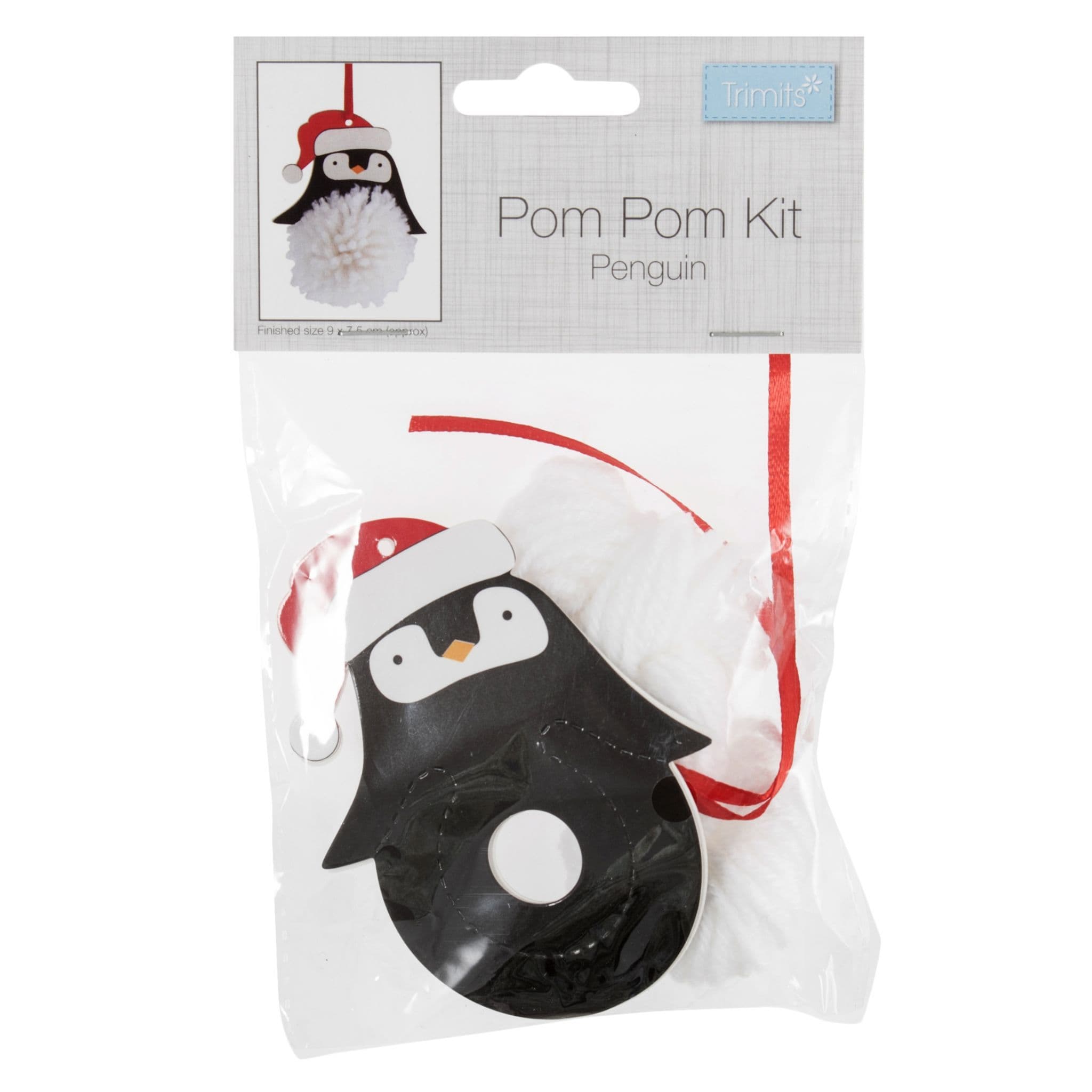 Christmas Penguin Pom Pom Kit