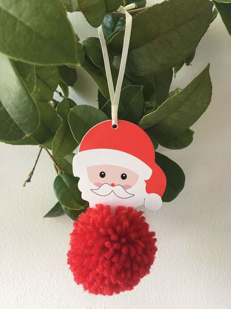 Christmas Santa Pom Pom Kit