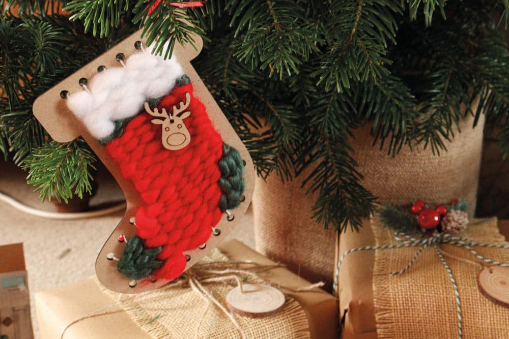 Christmas Stocking Weaving Kit