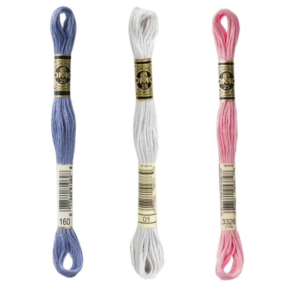 DMC Mouline Special Stranded Cotton Thread - Shades 01 to 814