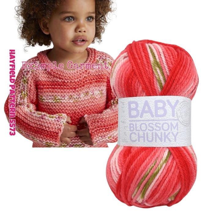 Hayfield Baby Blossom Chunky - 100g - 13 Shades