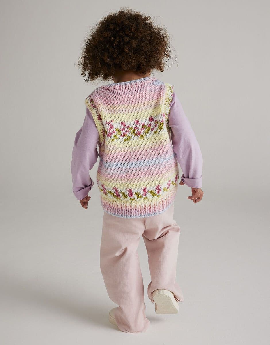 Hayfield Girls Vest Top Knitting Pattern in Blossom Chunky - 5571 PDF ...
