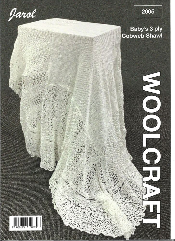 Jarol Baby Cobweb Shawl in Jarol Baby Supersoft 3ply 2005