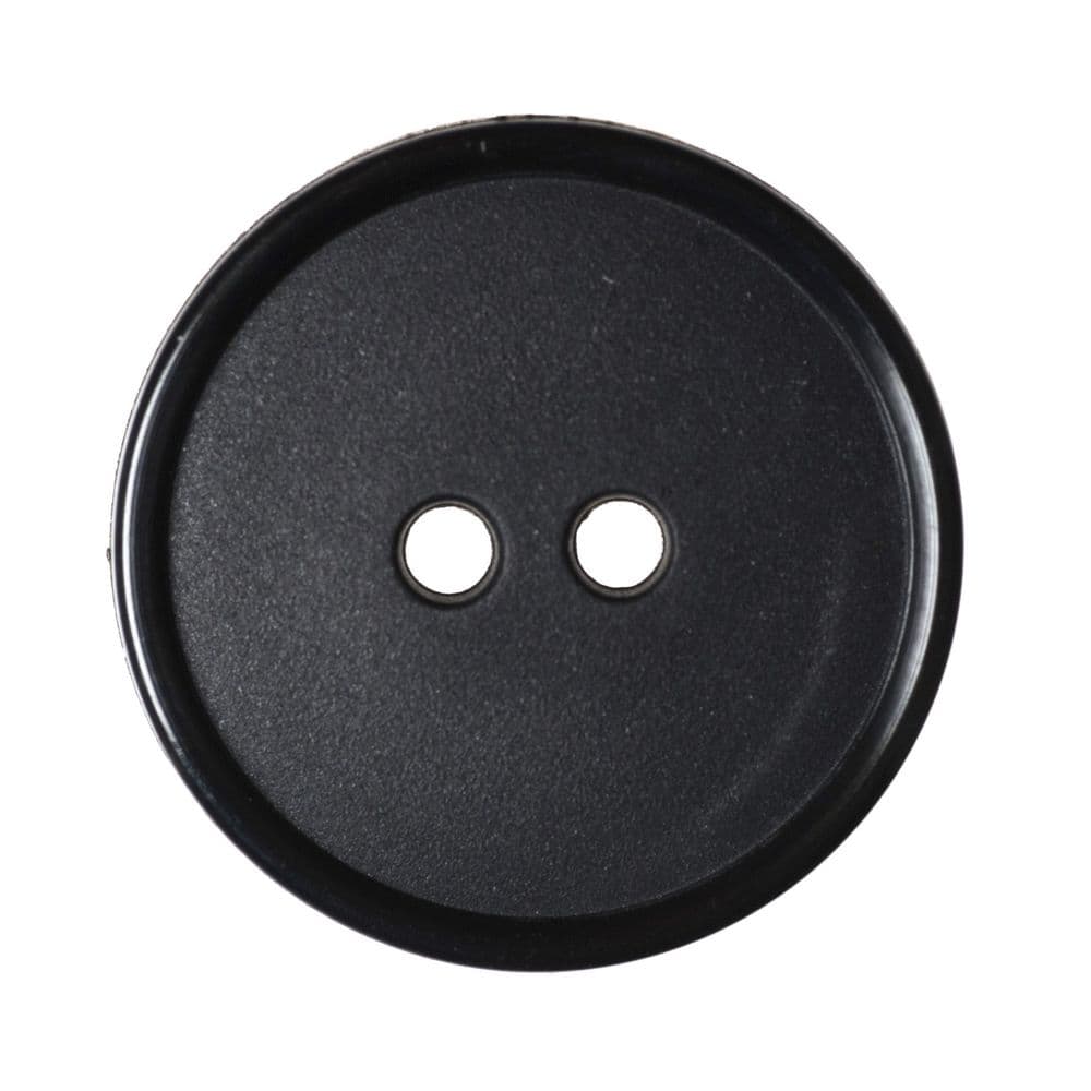 Narrow Rim 2 Hole Button Shiny/Matt - 20mm