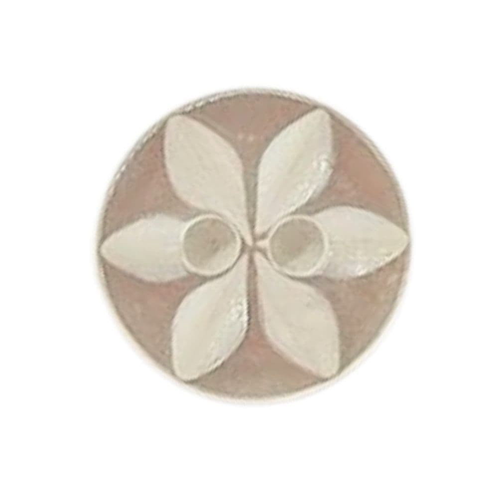 Polyester Star Button - 11mm