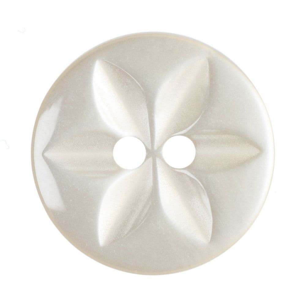 Polyester Star Button - 16mm