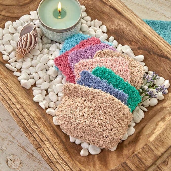 Red Heart Face Scrubbies - Free Download