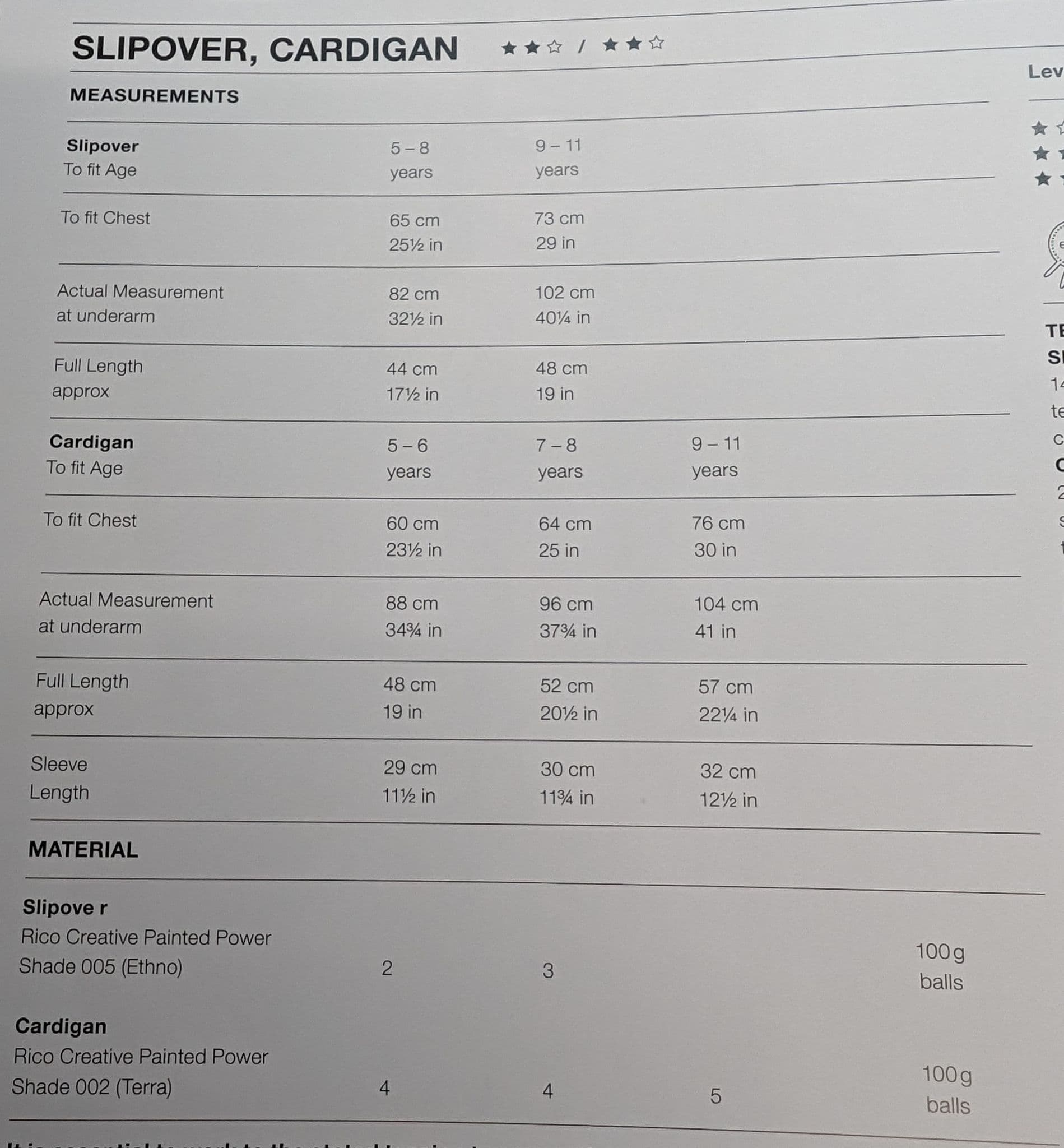 Rico Children s Slipover & Cardigan Knitting Pattern in Painted Power ...