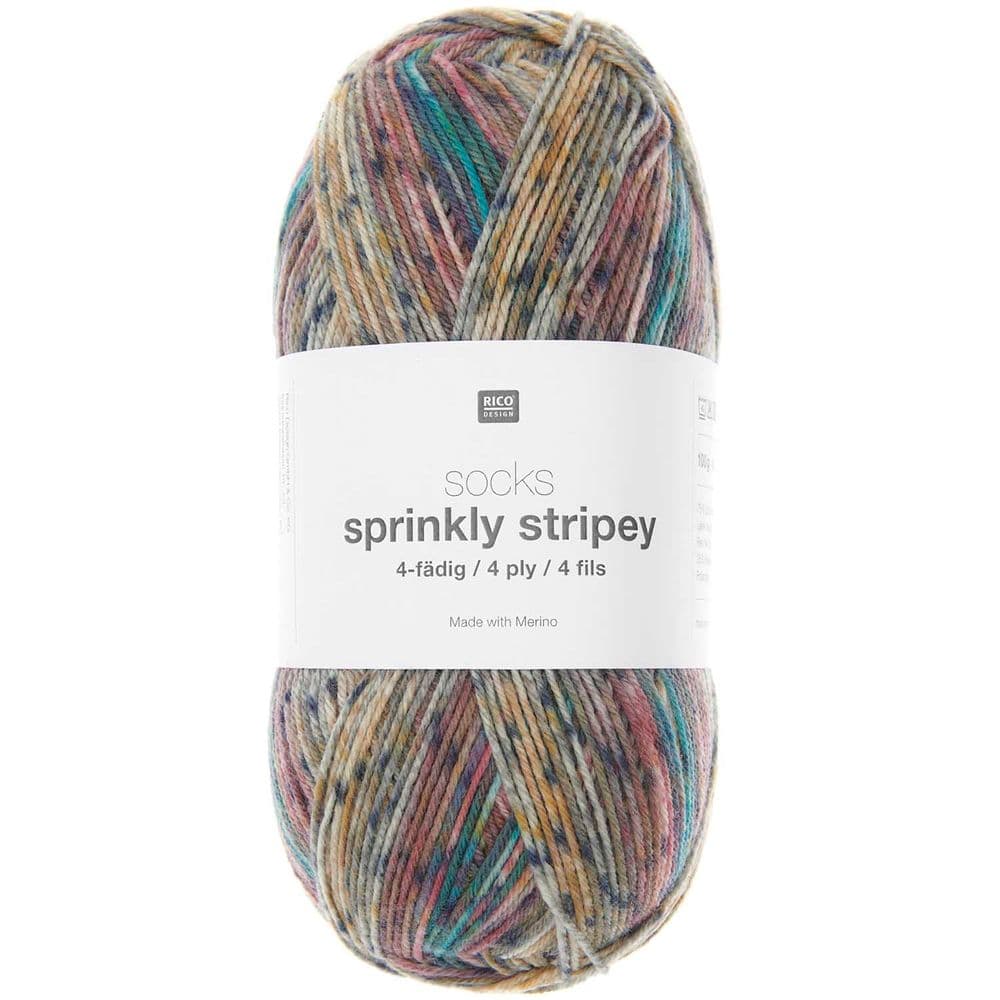 Rico Sprinkly Stripey 4ply - 100g - All Shades