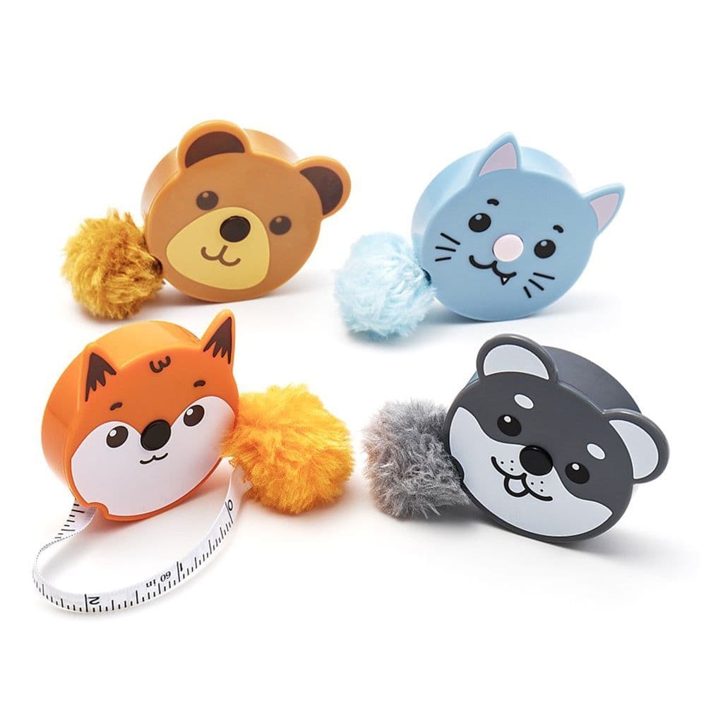 Sew Tasty Fluffy Animal Tape Measure 150cm - 4 Styles