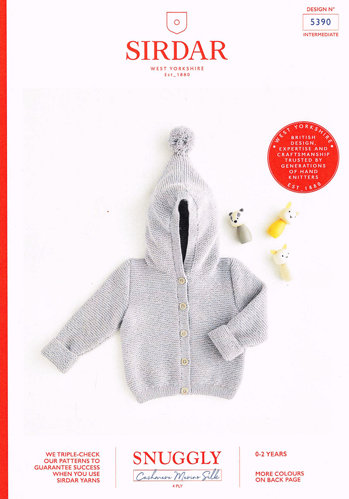 Sirdar Babies Jacket Knitting Pattern in Snuggly Cashmere Merino Silk ...
