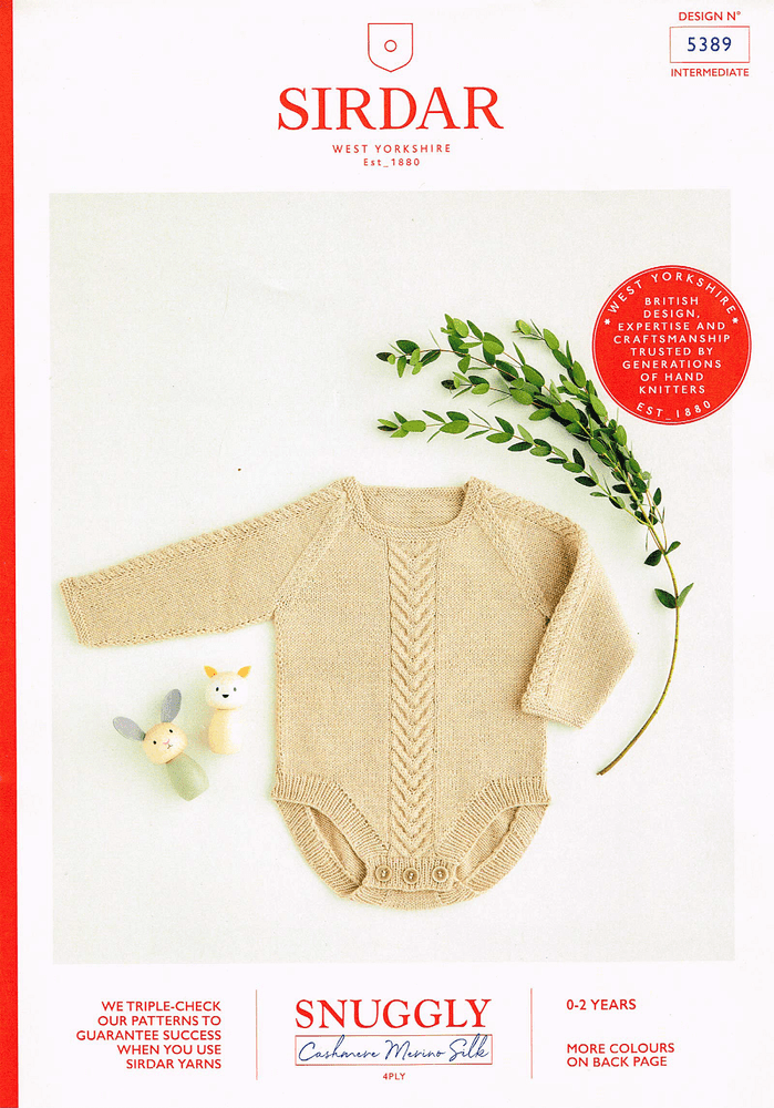 Sirdar Babies Sweater Knitting Pattern in Snuggly Cashmere Merino Silk ...