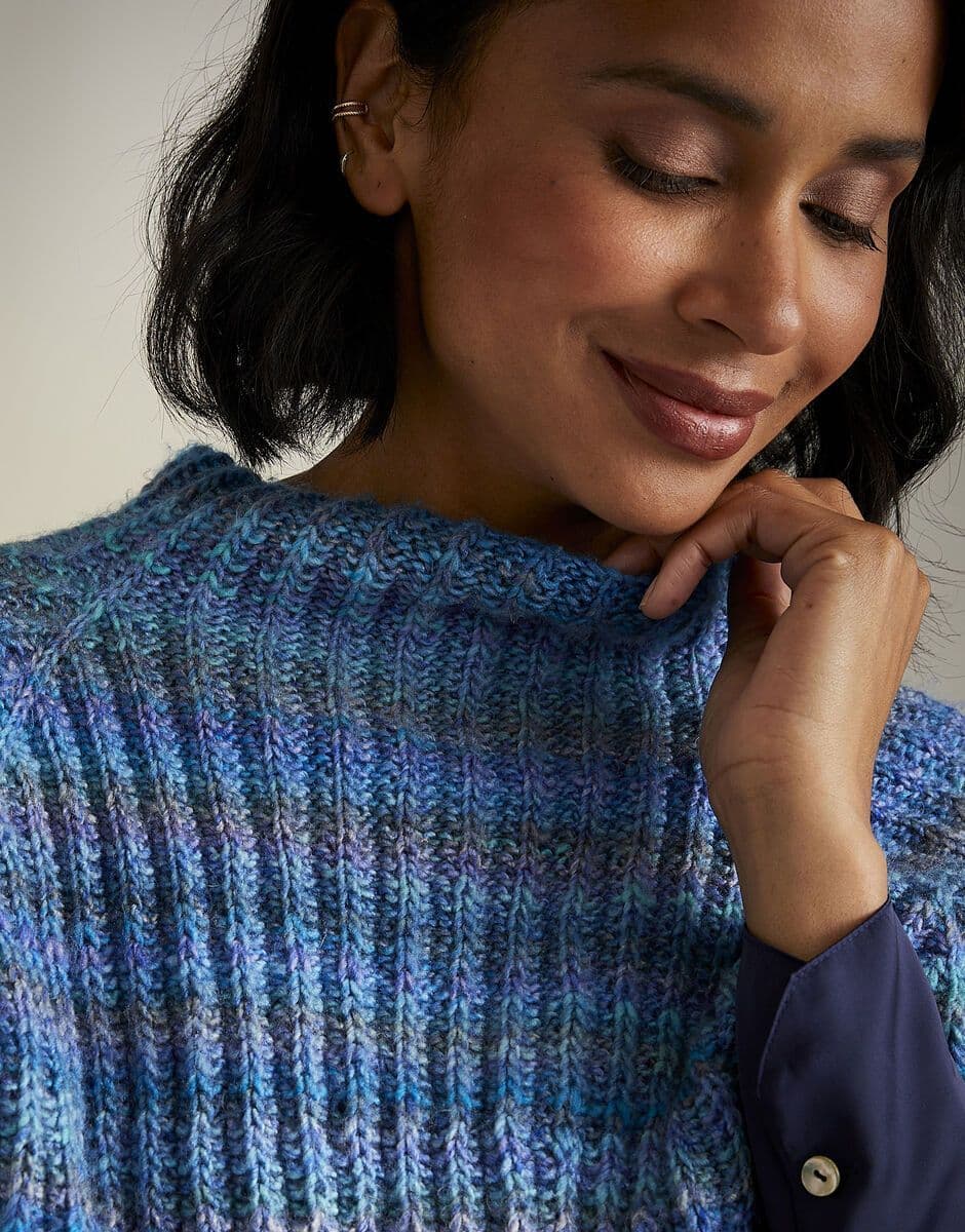 Sirdar Ladies Poncho Knitting Pattern in Jewelspun Aran - 10721 PDF ...