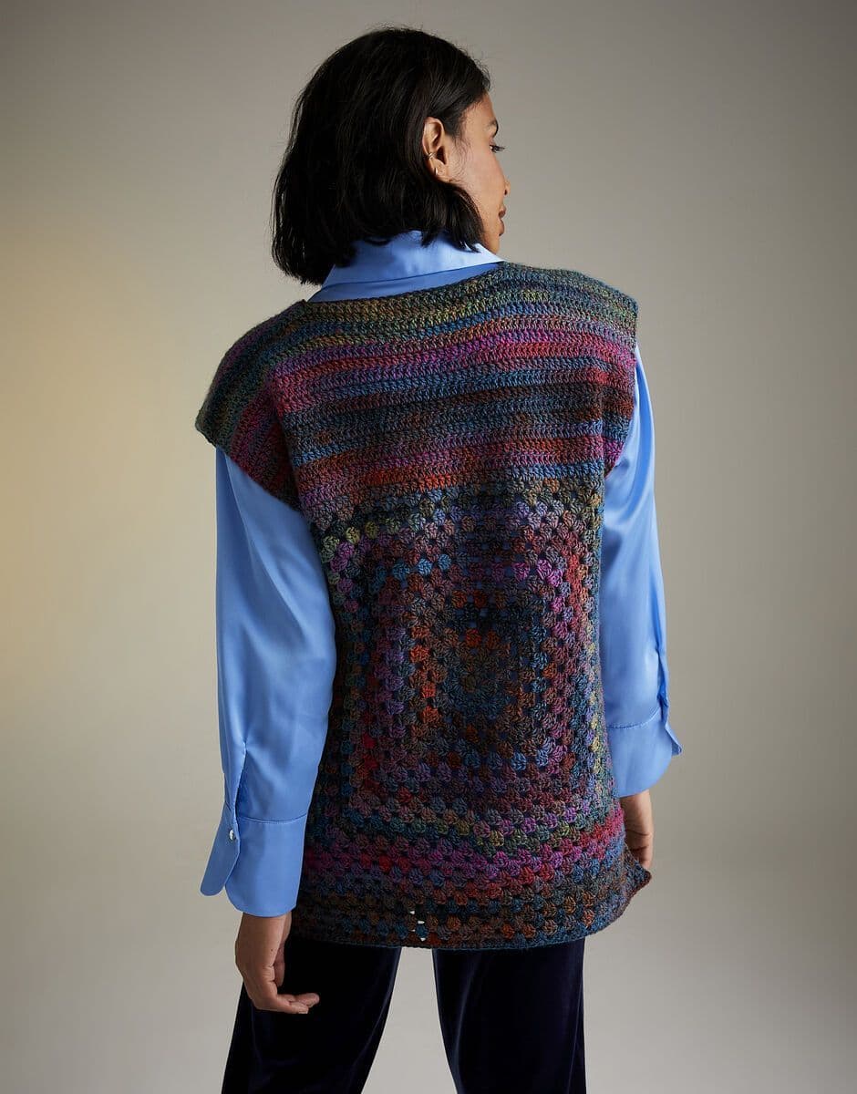 Sirdar Ladies Tabard Crochet Pattern in Jewelspun Aran - 10728 PDF DOWNLOAD