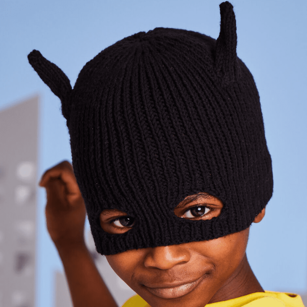 Sirdar Super Hero Hats Knitting Pattern in Snuggly Replay DK 2619