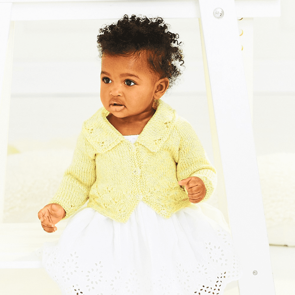 Stylecraft Cardigans Knitting Pattern in Baby Sparkle 9997