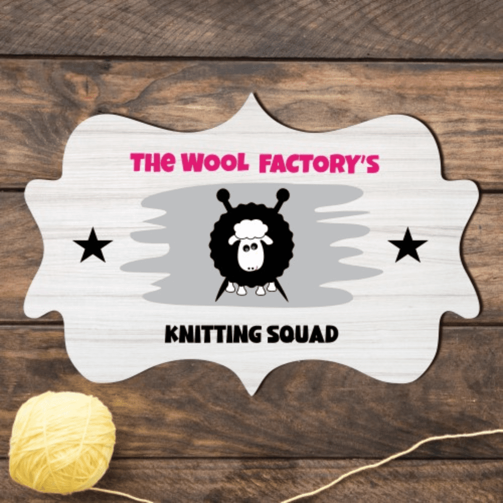 The Wool Factory Fancy Plaque