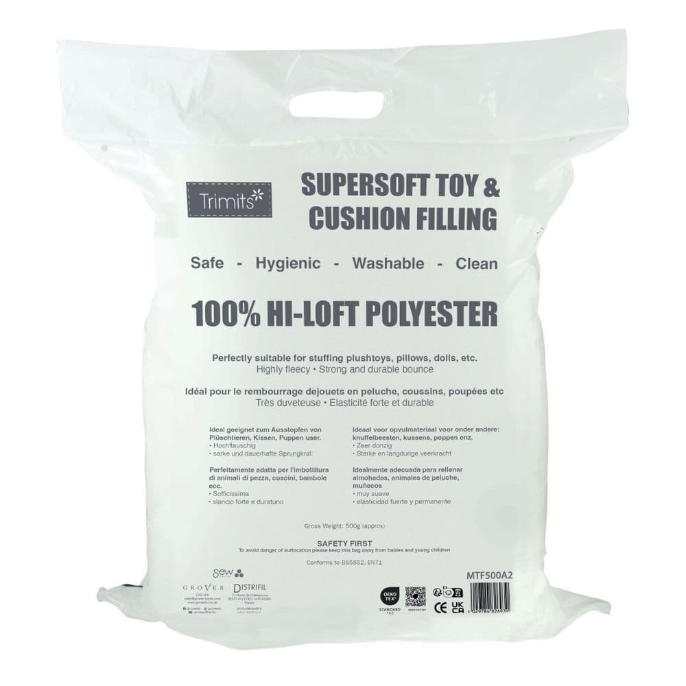 Trimits Toy Filling/Stuffing - 500g Bag