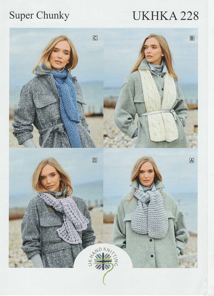 UKHKA Super Chunky Scarves UKHKA228