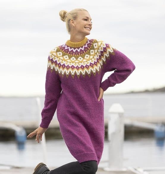 Viking Yarn Ladies Tunic Knitting Pattern in Viking Wool 2329-4 PDF ...