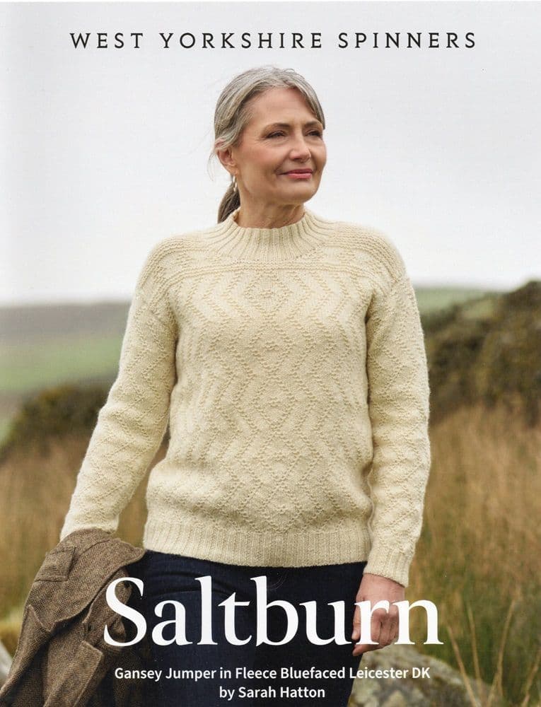 West Yorkshire Spinners Saltburn Jumper Knitting Pattern in Fleece ...