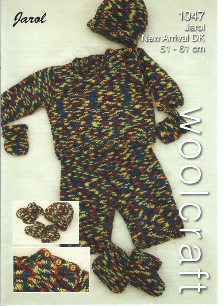 Woolcraft Baby and Toddler Outfit Set Knitting Pattern in Jarol New ...