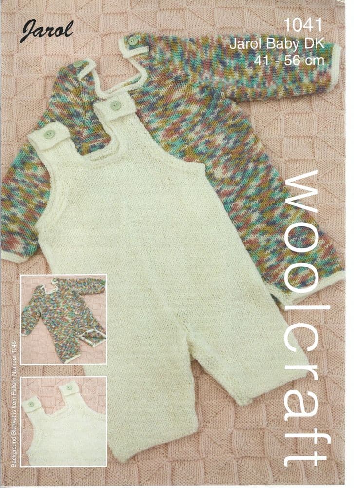 Woolcraft Baby Grow and Romper Pattern in DK 1041