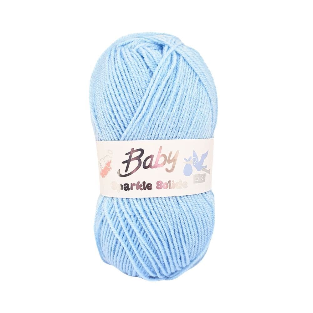 Woolcraft Baby Sparkle Solide DK - 100g Ball - 7 Shades