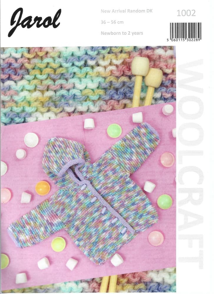 Woolcraft Baby & Toddler Hooded Jacket in Jarol New Arrival Random DK 1002