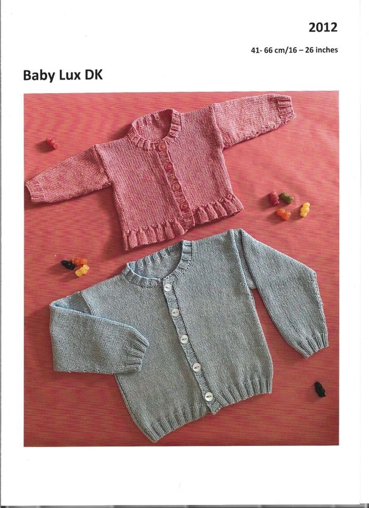 Woolcraft Child Cardigan Knitting Pattern in Woolcraft Baby Lux DK 2012