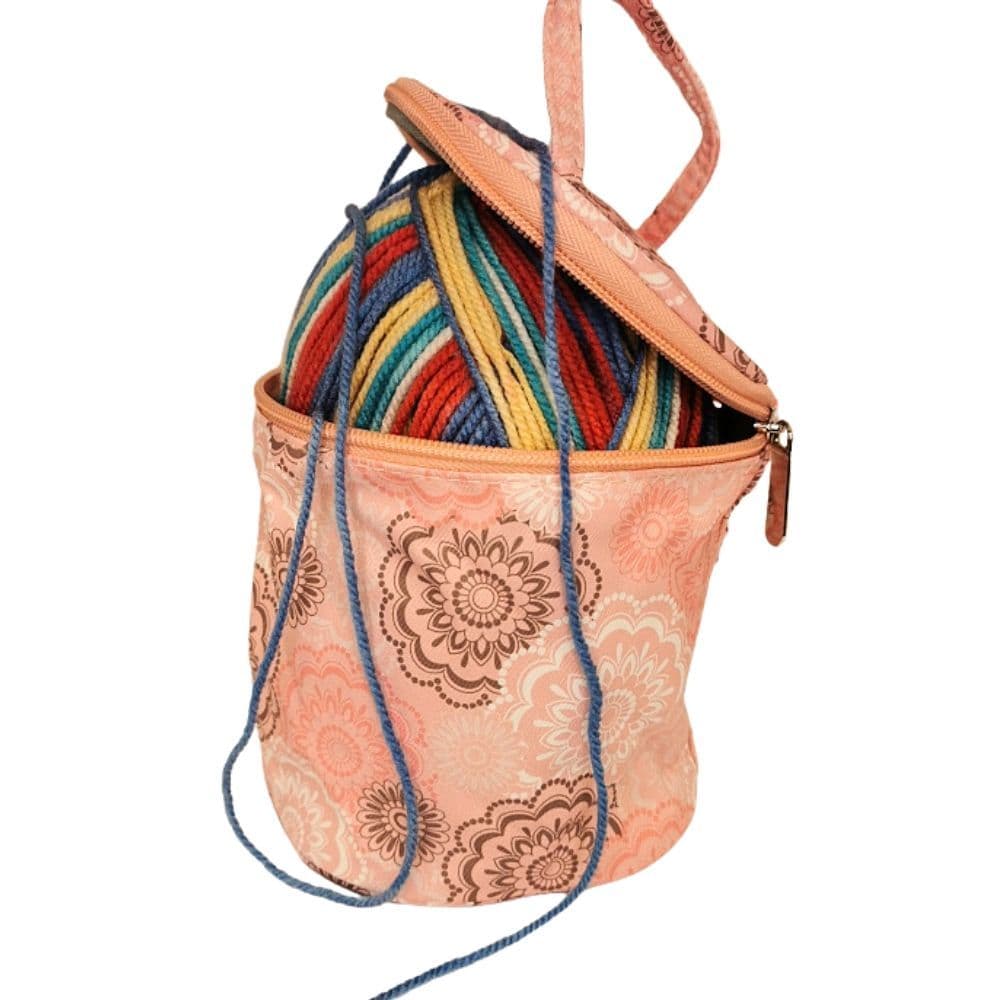 Yarn Bag with yarn hole - Portable Knitting and Crochet Bag 7 Designs