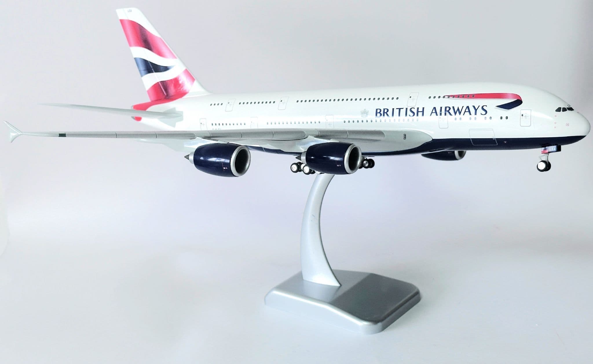 Airbus A380 BA British Airways Premium Herpa Collectors Model Scale 1 ...