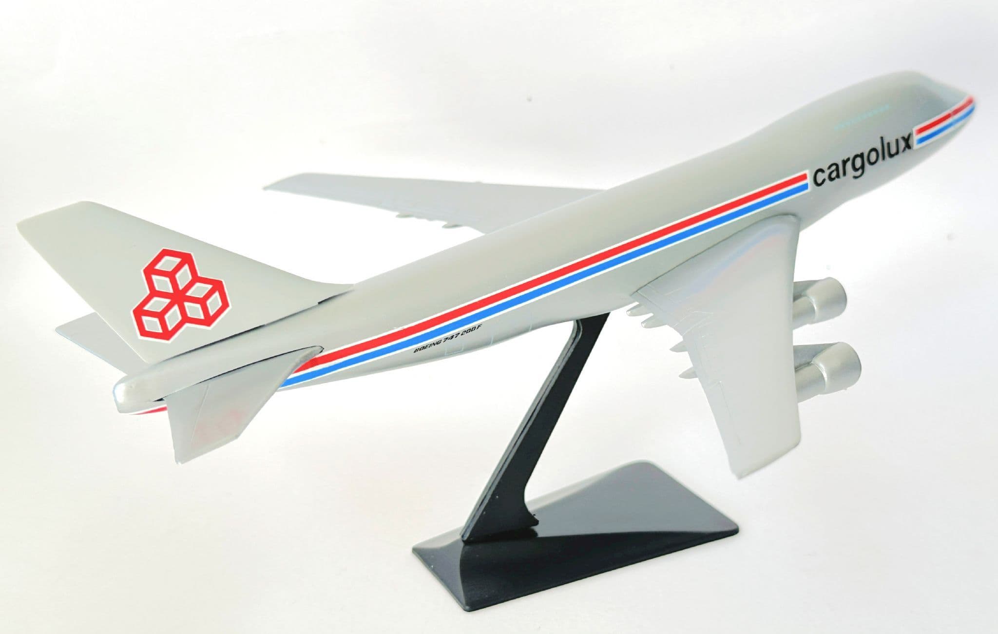 Boeing 747-200 Cargolux Vintage 1990 s Snap Fit Collectors Model Scale ...
