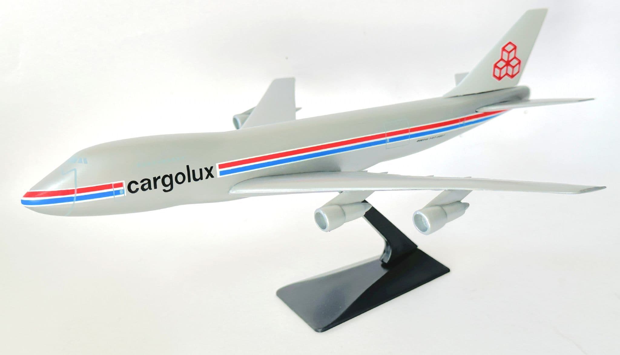 Boeing 747-200 Cargolux Vintage 1990 s Snap Fit Collectors Model Scale ...