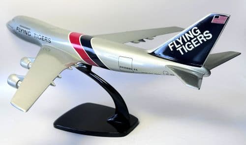 Boeing 747-200 Flying Tigers Vintage AirJet Collectors Model Scale 1 200