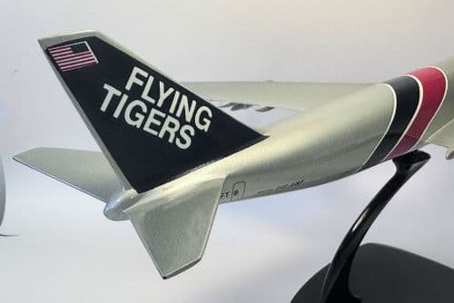 Boeing 747-200 Flying Tigers Vintage AirJet Collectors Model Scale 1 200