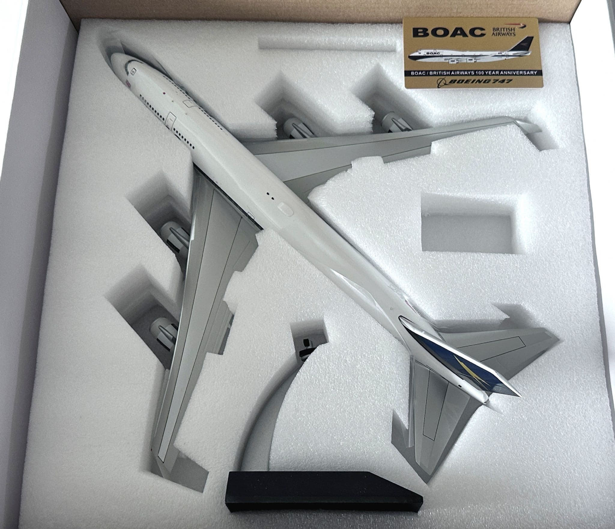 Boeing 747-400 British Airways BOAC Diecast Collectors Model Scale 1 ...