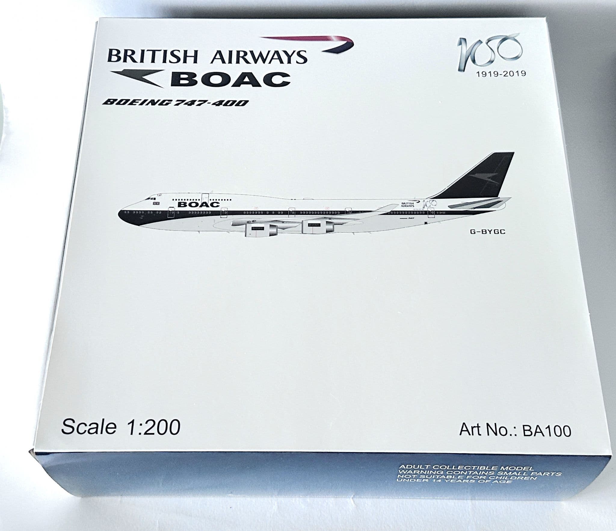 Boeing 747-400 British Airways BOAC Diecast Collectors Model Scale 1 ...
