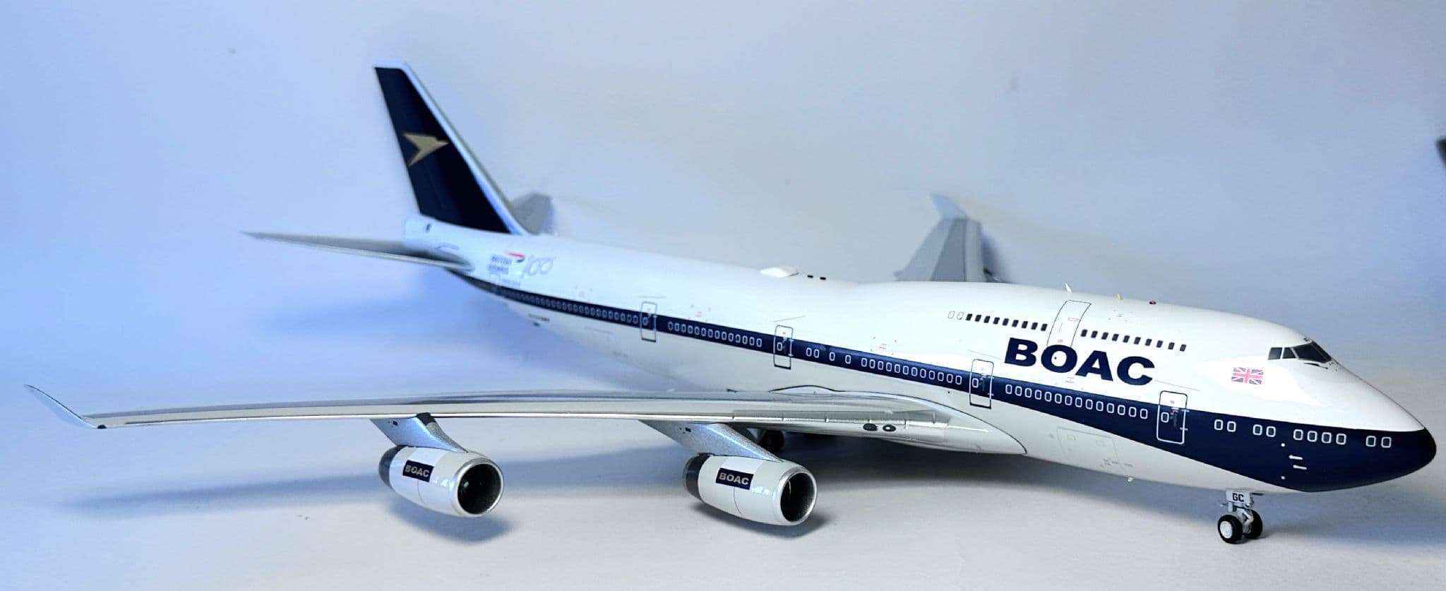 Boeing 747-400 British Airways BOAC Diecast Collectors Model Scale 1 ...