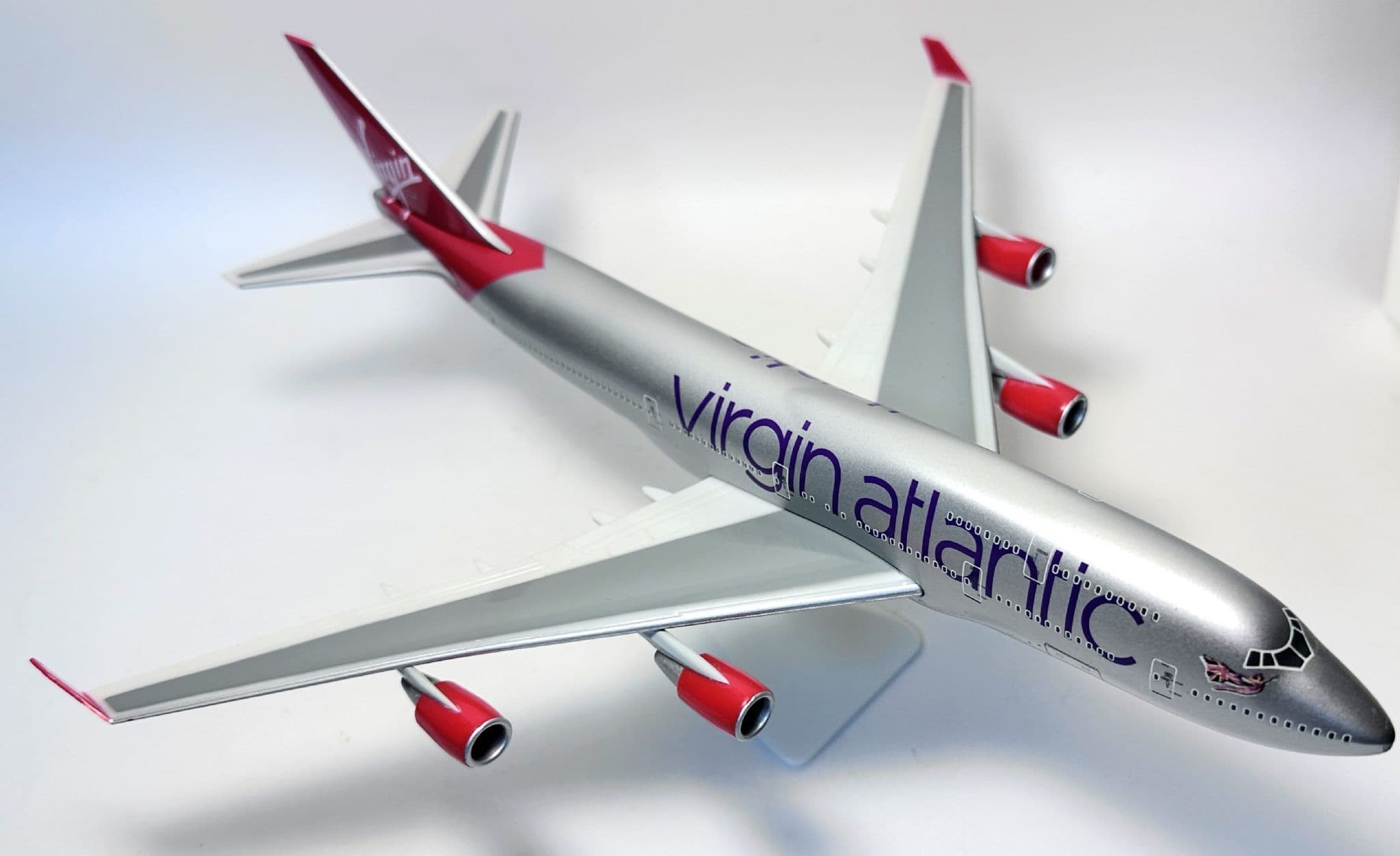 Boeing 747-400 Virgin Atlantic Airways Snap Fit Collectors Model Scale ...