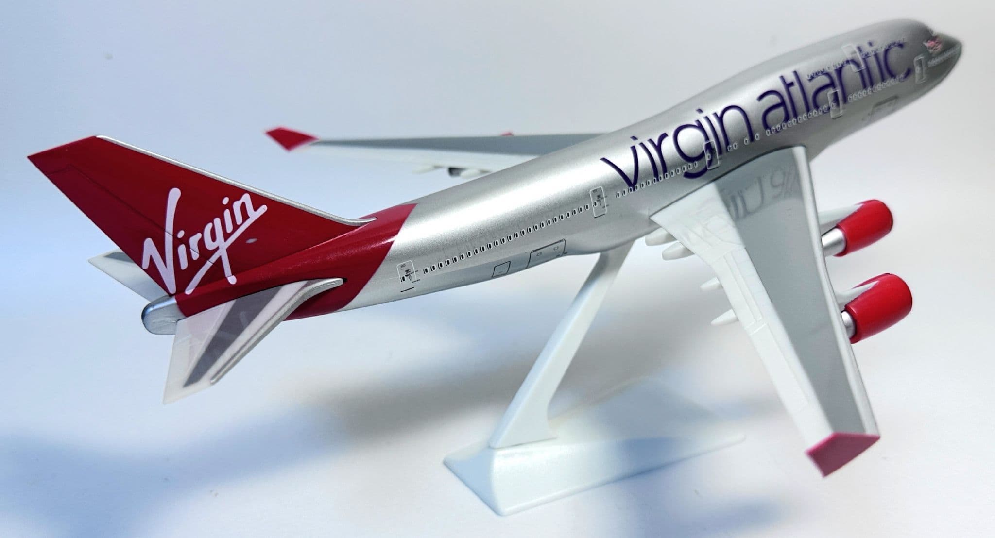 Boeing 747-400 Virgin Atlantic Airways Snap Fit Collectors Model Scale ...