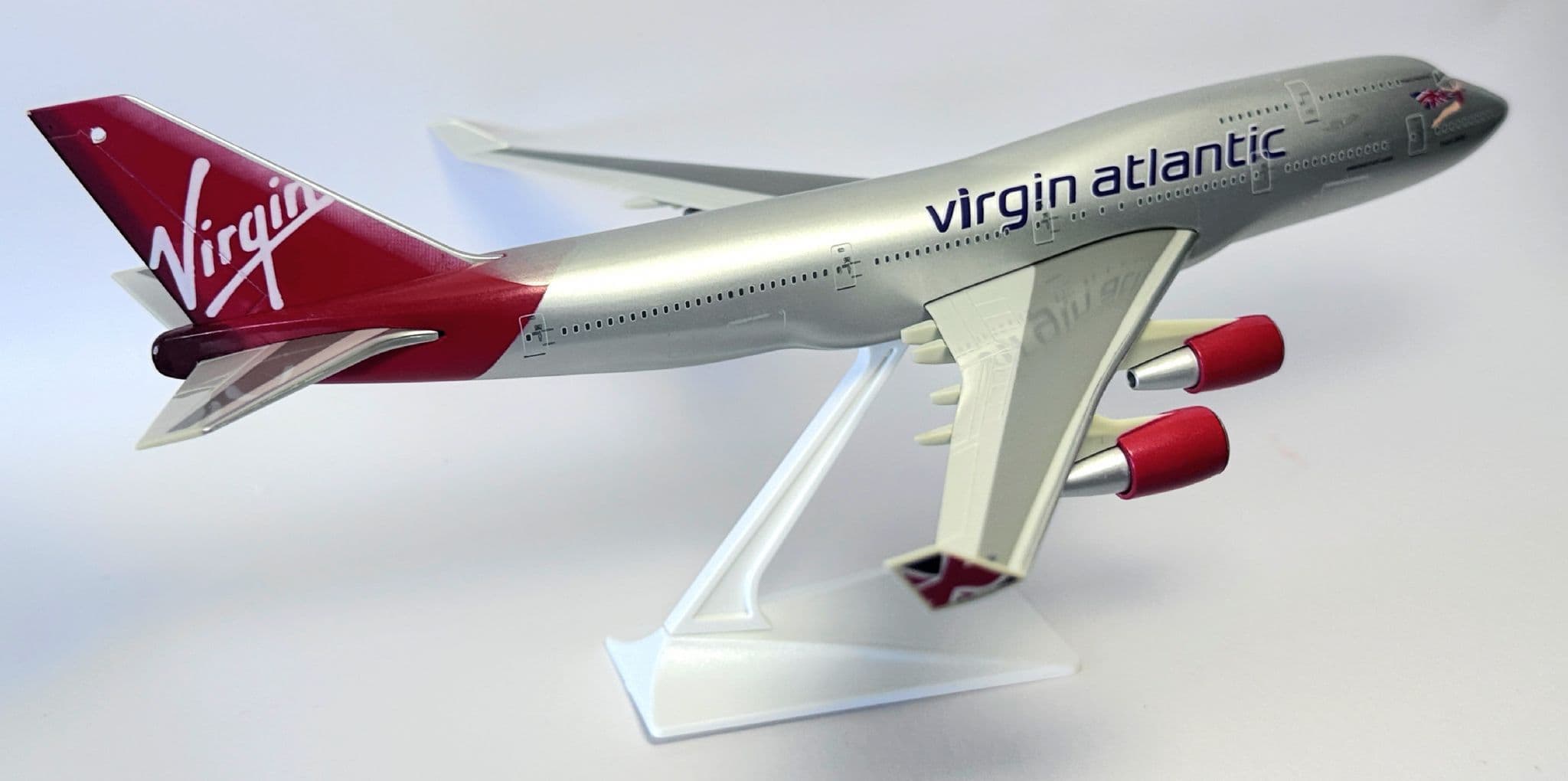 Boeing 747-400 Virgin Atlantic Airways Snap Fit Collectors Model Scale ...