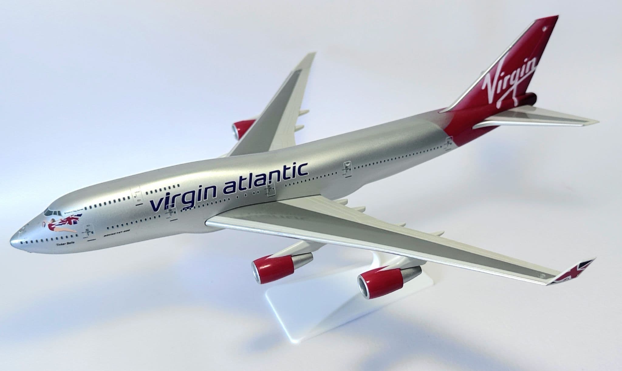 Boeing 747-400 Virgin Atlantic Airways Snap Fit Collectors Model Scale ...