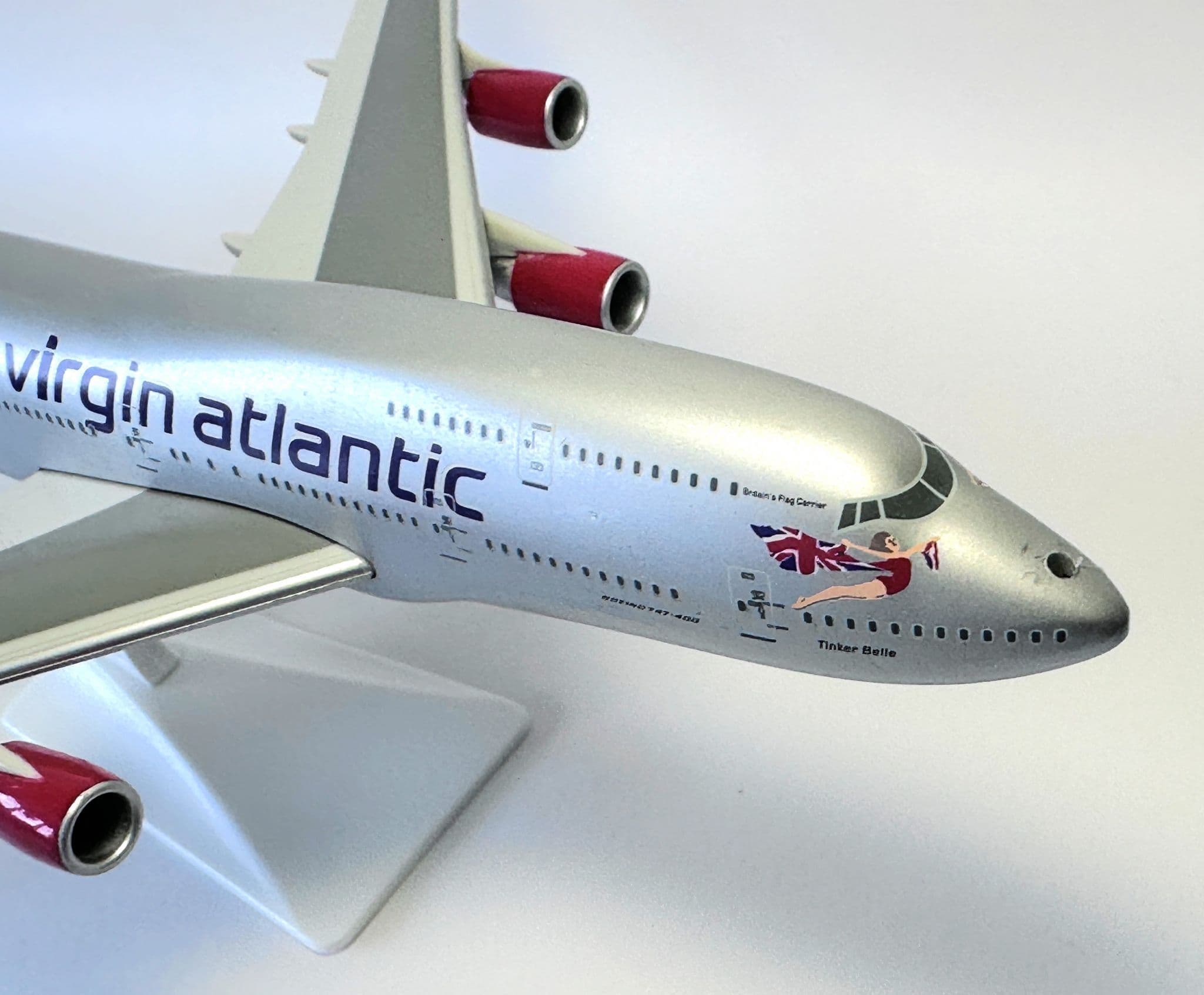 Boeing 747-400 Virgin Atlantic Airways Snap Fit Collectors Model Scale ...