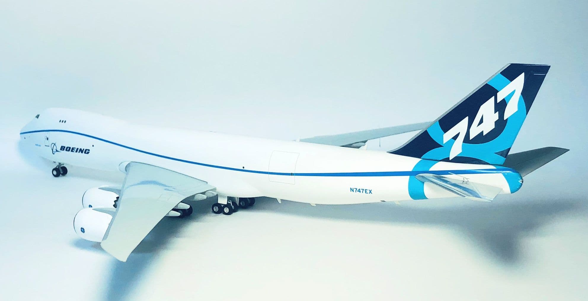 Boeing 747-8F Demo / Flight Test Livery Herpa Collectors Model Scale 1 ...