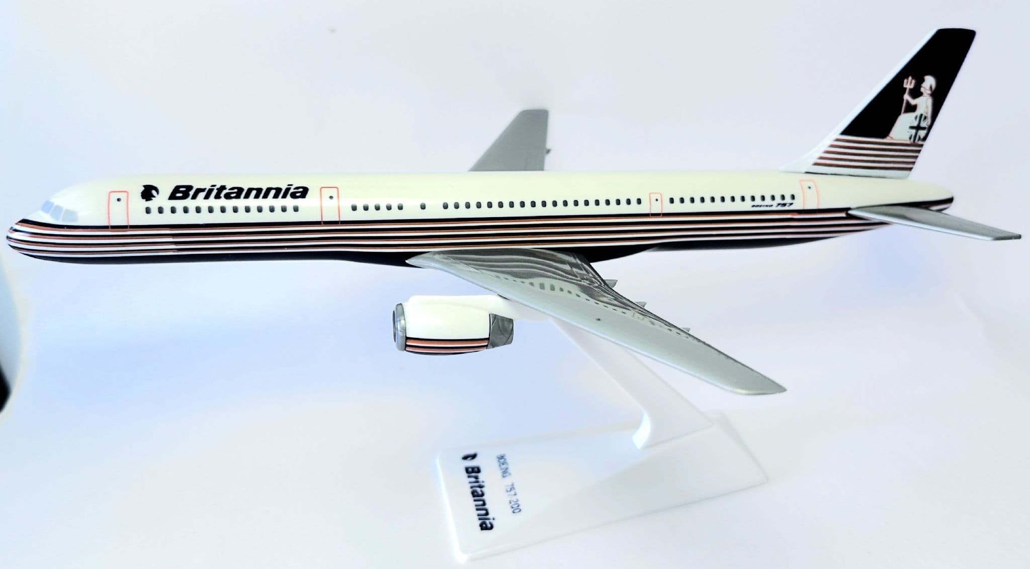 Boeing 757-200 Britannia Airways 1990 s Snap Fit Collectors Model Scale ...