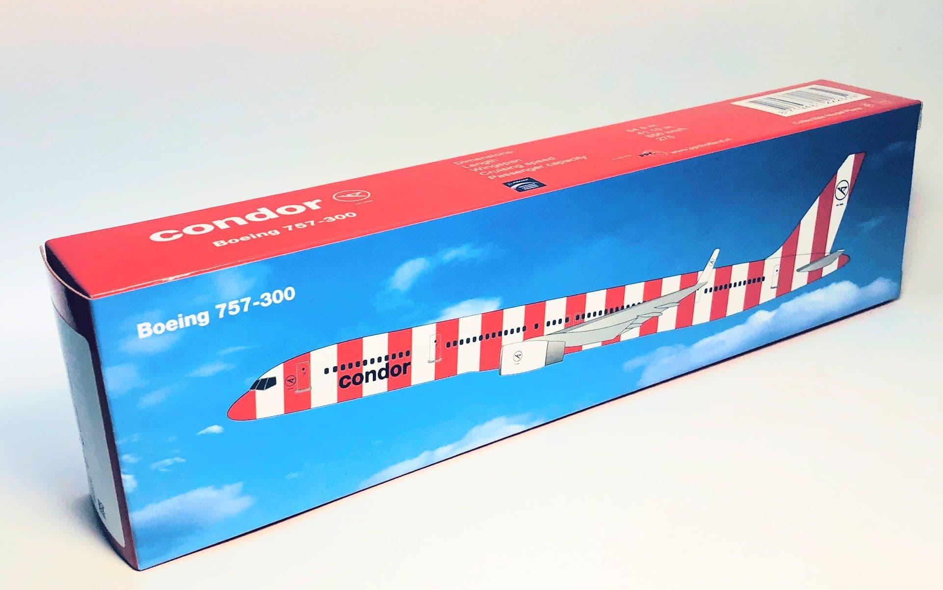 Boeing 757-300 Condor Airlines Red Stripes PPC Collectors Models Scale ...